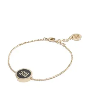 Miu Miu Enameled Metal Bracelet