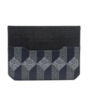 AU DEPART Logo Card Holder - Black