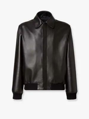 Fendi Leather Jacket - Black