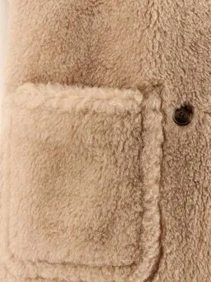 Max Mara Alpaca, Cashmere And Silk Cape - Cream
