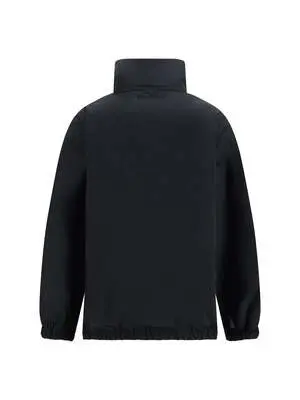Max Mara Reversible Padded Bomber In Radzmir And Water Repellent Canvas - Black