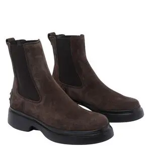 TOD'S Suede Chelsea Booties