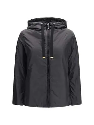 Max Mara Hooded Padded Jacket - Black