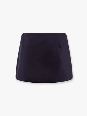 Miu Miu Recycled Material Mini Skirt - Multicolor