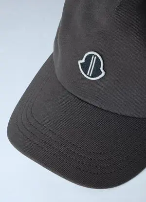 Moncler Rick Owens Embroidered Logo Baseball Cap