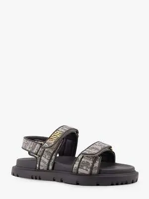 Dior Canvas Dioract Flat Sandals