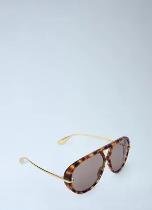 Bottega Veneta Aviator Sunglasses
