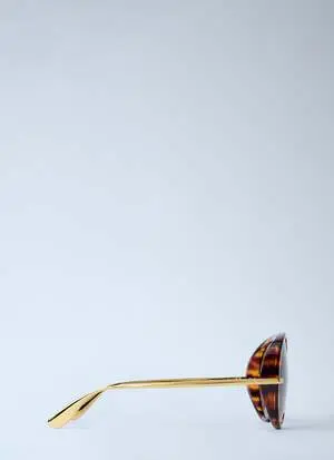 Bottega Veneta Aviator Sunglasses - Brown