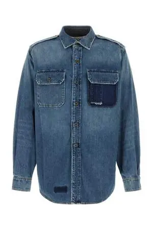 MAISON MARGIELA Denim Shirt - Blue