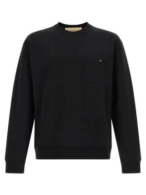 Valentino Garavani Vgold' Sweatshirt - Black