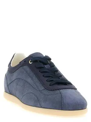 Brunello Cucinelli Texture Nubuck Sneakers - Blue