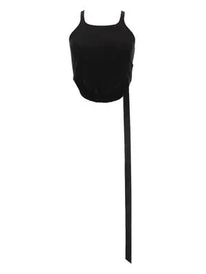 Rick Owens Cotton Tank Top - Black