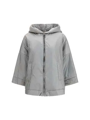 Max Mara Max Mara The Cube Women Hooded Added Jacket Gray