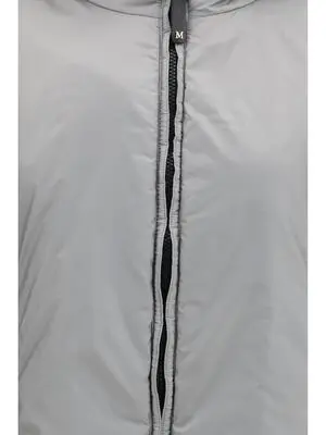 Max Mara Water-repellent Canvas Hooded Jacket - Gray