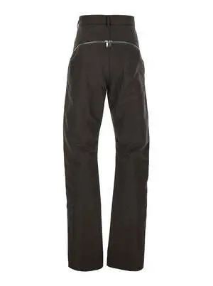 Rick Owens Bolan Banana Stretch Cotton Trousers - Brown