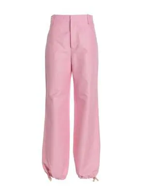 Marni Logo Embroidery Pants - Pink