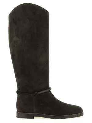 Brunello Cucinelli Suede Boots - Black