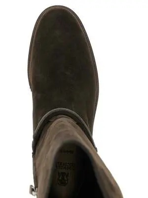 Brunello Cucinelli Suede Boots - Black
