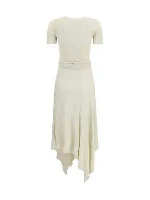 Alaïa Belted Jersey Dress - Multicolor