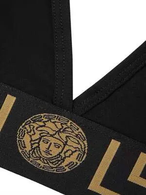 Versace Cotton Jersey Triangle Bralette