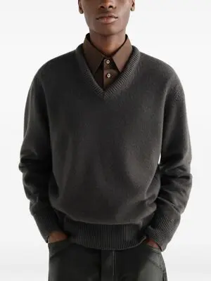 LEMAIRE Cashmere V-necked Sweater