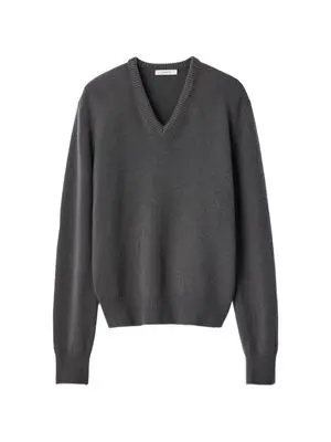 LEMAIRE Cashmere V-neck Sweater - Multicolor