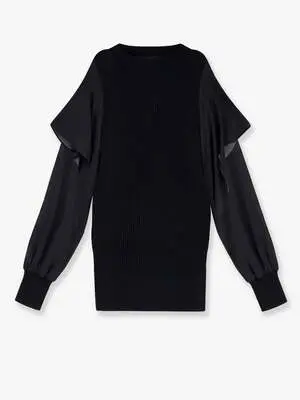 Sacai Cotton Sweater - Black
