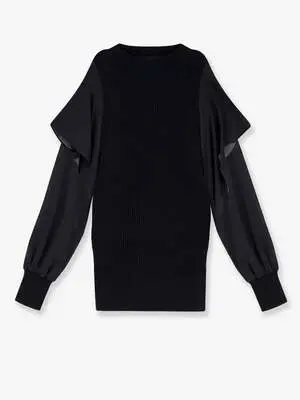 Sacai Cotton Sweater - Black