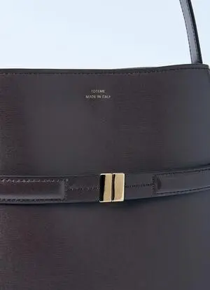 TOTEME Belted Leather Bucket Bag
