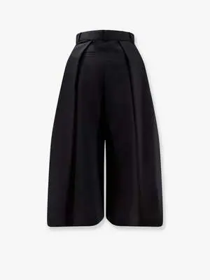 Sacai Wool Blend Bermuda Shorts - Black
