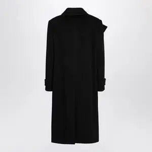 Tagliatore Single-breasted Virgin Wool Coat - Black