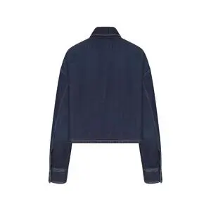 Prada Cotton Classic Collar Shirt - Blue
