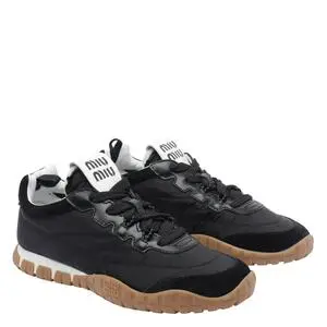 Miu Miu Tyre Sneakers - Black