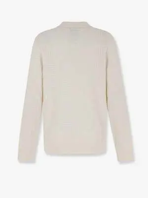 BOSS Silk Sweater With Processing All-over