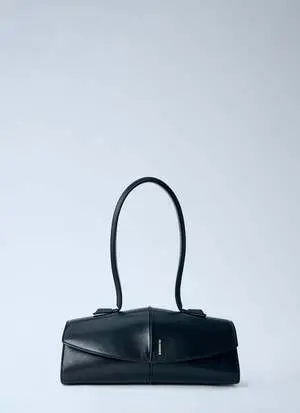 JIL SANDER Linea Shoulder Bag - Black