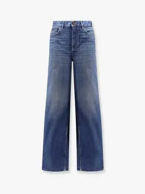 Chloé High-waisted Flared Denim Trousers - Multicolor