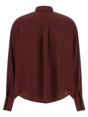 Brunello Cucinelli Shiny Collar' Shirt - Multicolor