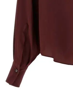 Brunello Cucinelli Shiny Collar' Shirt - Multicolor