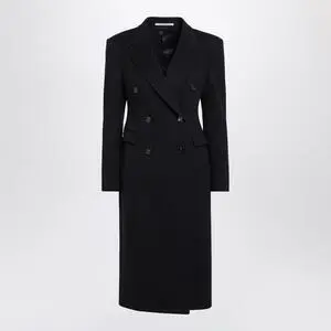 Tagliatore Double-breasted Wool Overcoat - Blue
