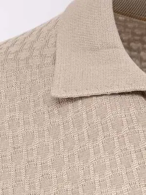 BOSS Silk Sweater With All-over Processing
