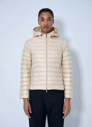 Moncler Igelhood Short Down Jacket - Cream