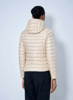 Moncler Igelhood Short Down Jacket - Cream