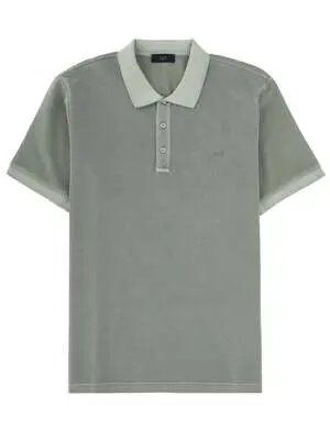 FAY Polo With Logo - Green