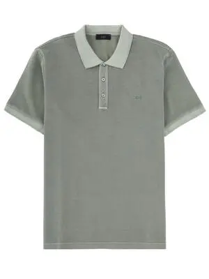 FAY Polo With Logo - Green