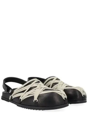 Rick Owens Mule Megalace - Black
