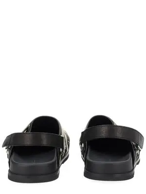 Rick Owens Mule Megalace - Black