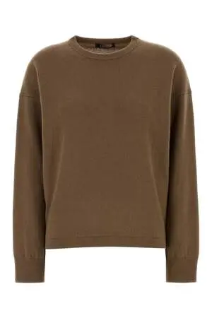 Max Mara S Wool Blend Nebbie Sweater - Brown