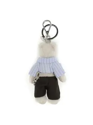 Prada Teddy Keychain - Multicolor