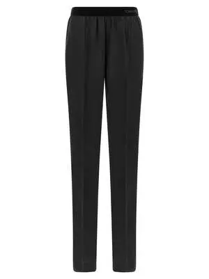 TOM FORD Silk Pants - Black