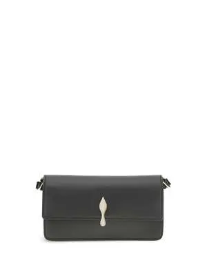 CHRISTIAN LOUBOUTIN Bettina Chain Wallet - Black